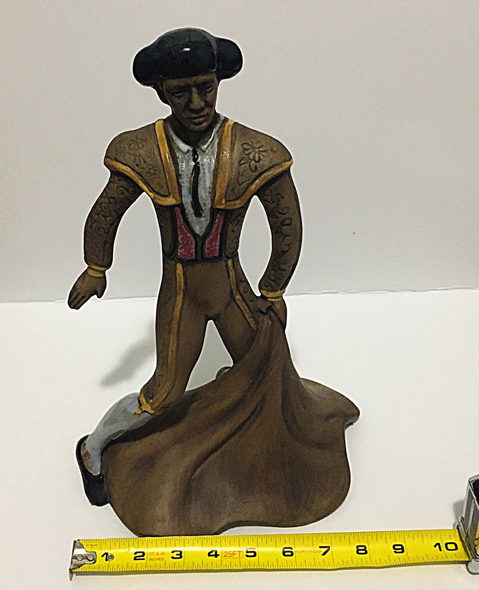 Vintage Tall Matador Bull Fighter Ceramic Statue Collectable - Etsy