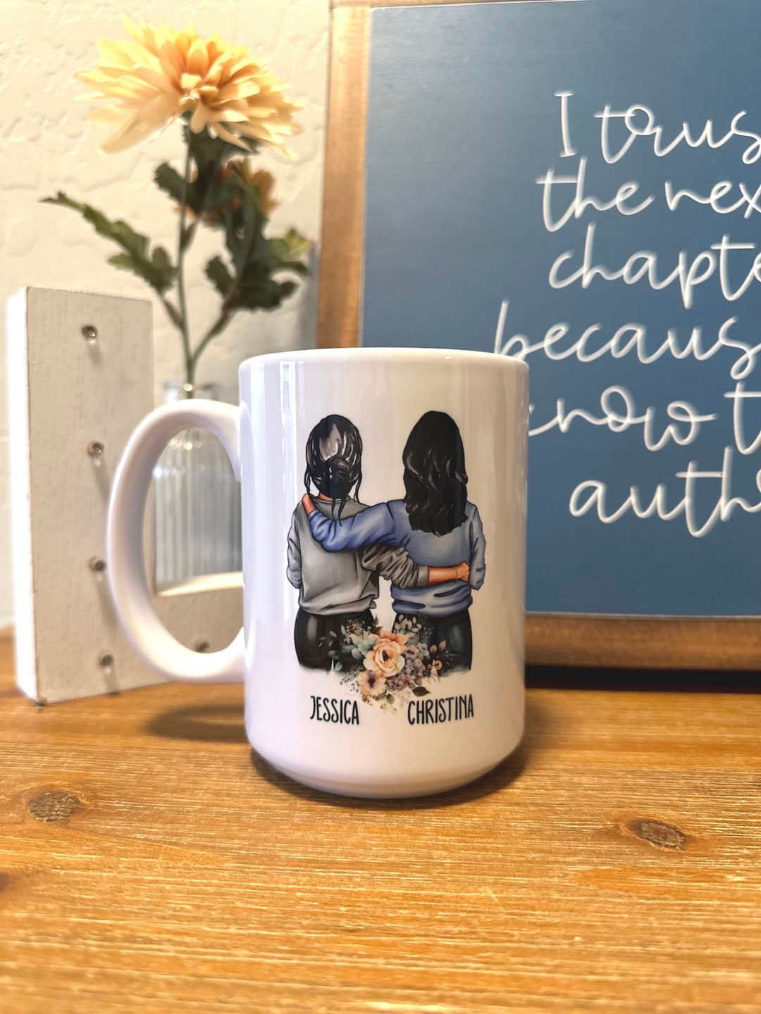 Best Friends Mug | Personalized Gifts for Best Friends | Best Friend Gifts | Custom Coffee Mug ...