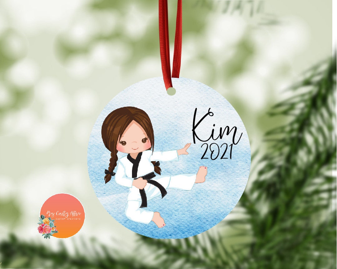 Karate Boy Karate Ornament Personalized Gifts Custom Ornament Kids ...