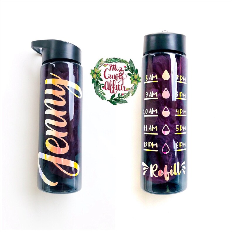 Custom Water Bottle Water Bottle Tracker Water Bottle | Etsy