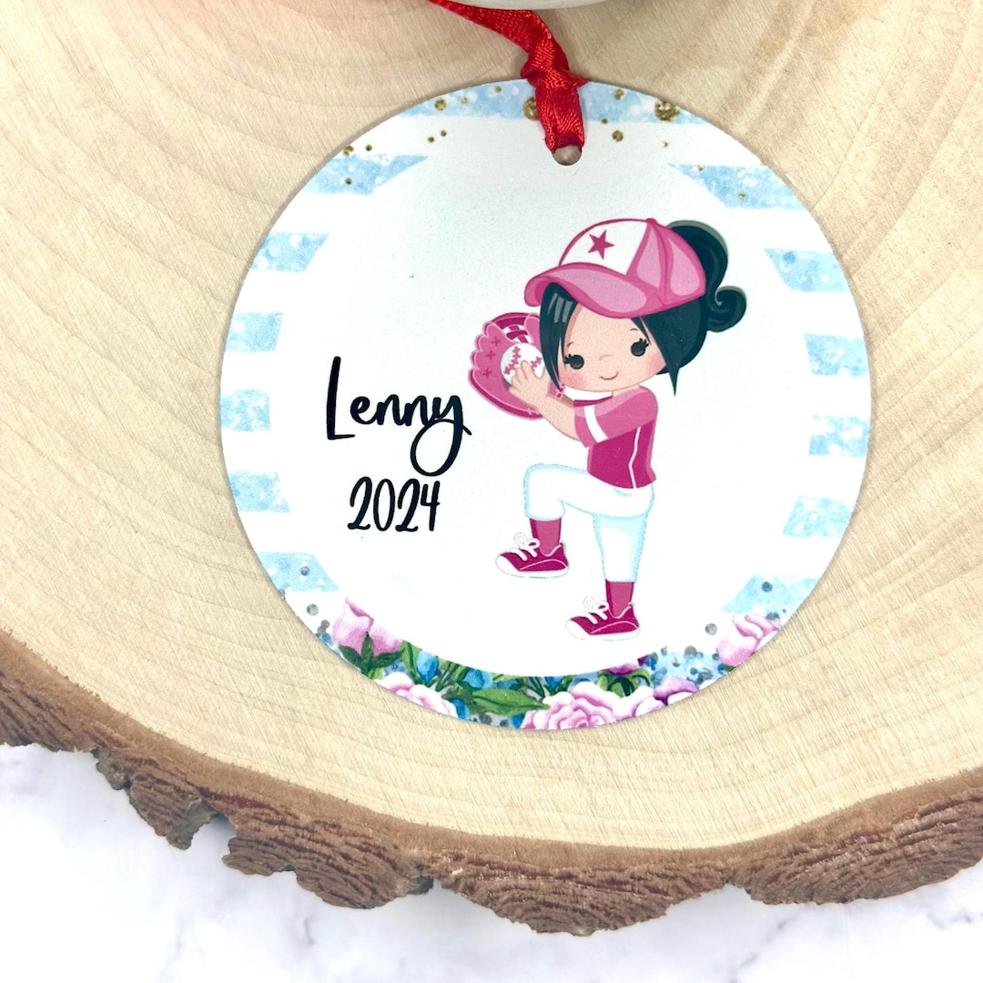 Softball Gifts | Softball Ornament| Christmas Ornaments | Kids ...