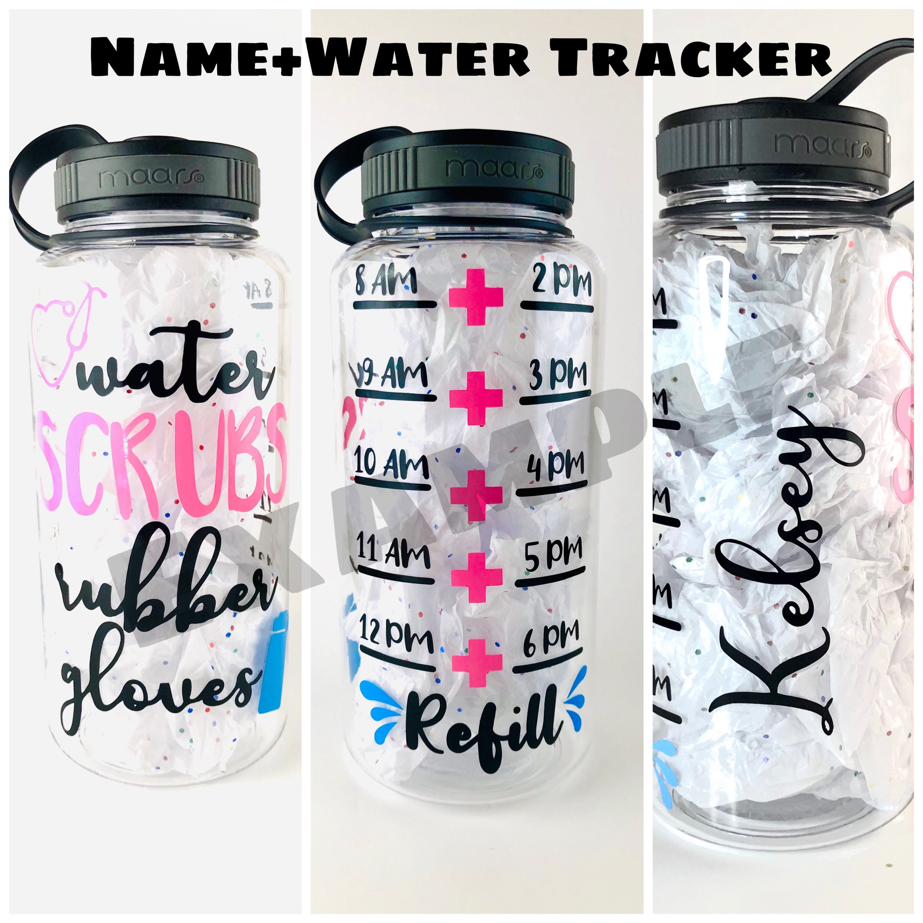 Autism Water Bottle Trackermotivational Water Bottle Water | Etsy