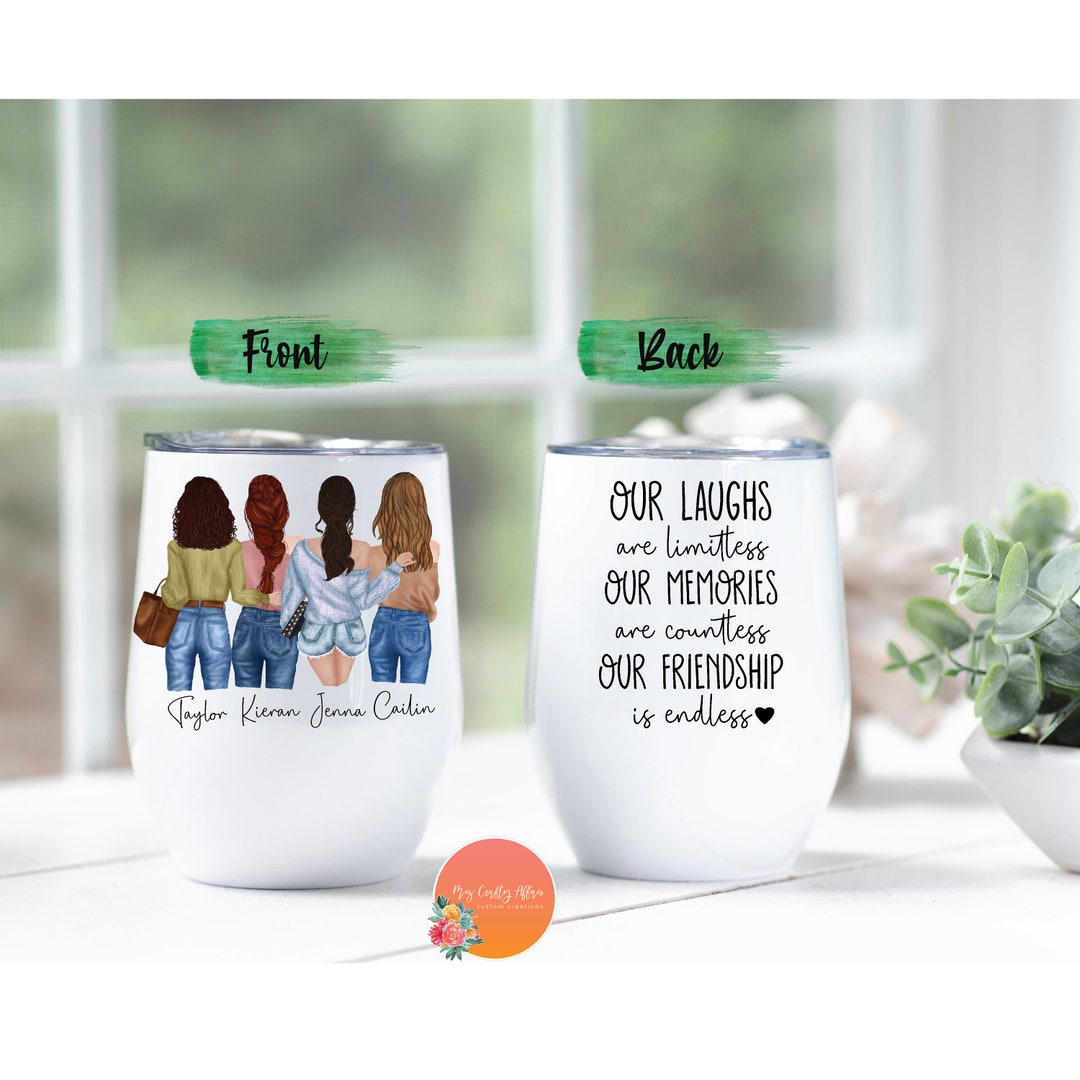 Best Friend Tumbler Personalized Gifts Custom Tumbler Best Friend Gifts ...