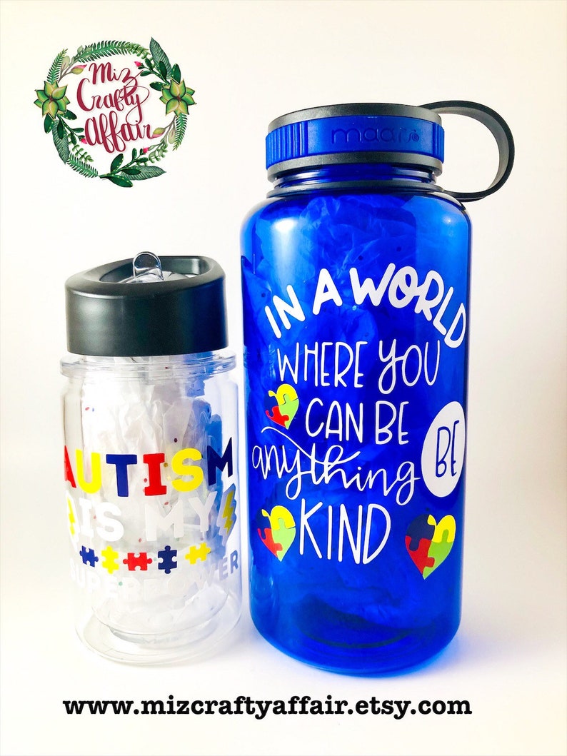 Autism Water Bottle TrackerMotivational Water Bottle Water | Etsy