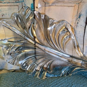 Vintage Fall Leaf Plate: Silver Metal Platter (14x11.5") - Etsy