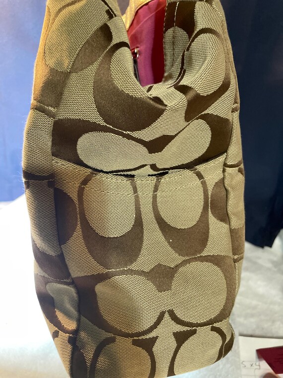 Genuine Coach Signature Series Gabby Shopper Canvas S… - Gem