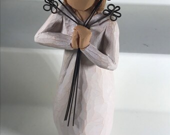 Willow Tree Angel of Wishes Sculpted and Hand Painted Figurine | Etsy