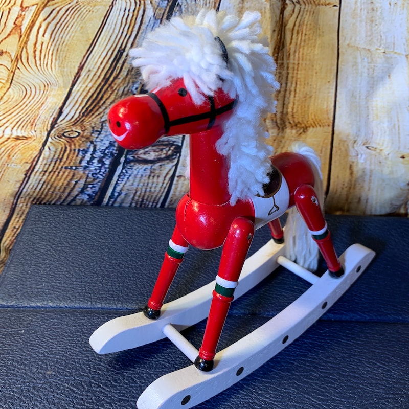 Wooden Rocking Horse - Etsy