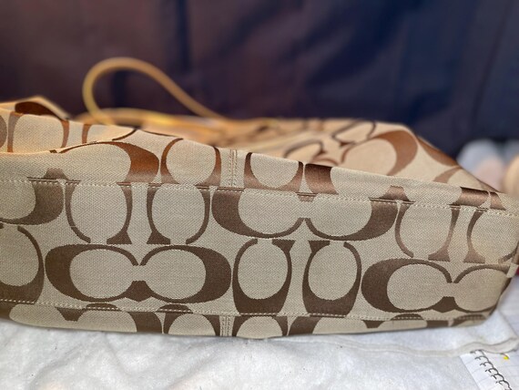 Genuine Coach Signature Series Gabby Shopper Canvas S… - Gem