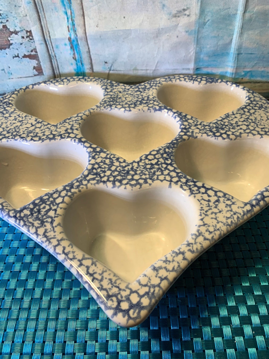 Heart Shaped Muffins Ceramic Stoneware Muffin Baking Dish in - Etsy