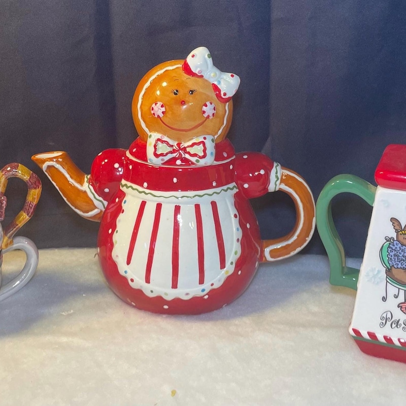 Vintage Reindeer Teapots - Etsy