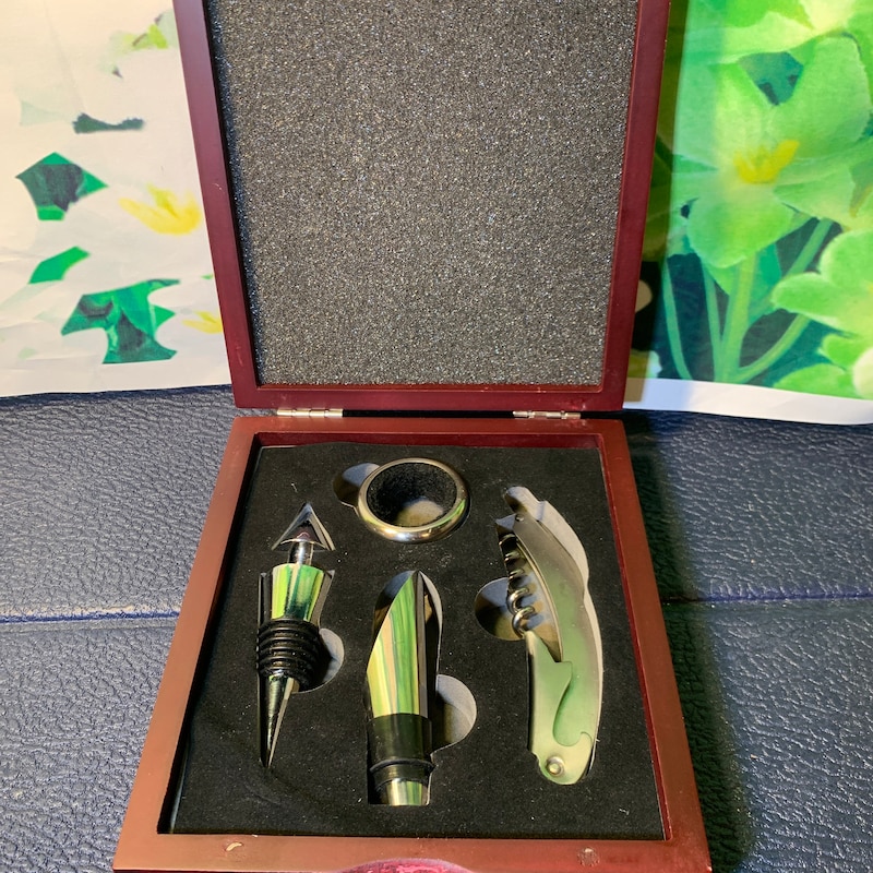 Vintage Wine Opener Set - Etsy