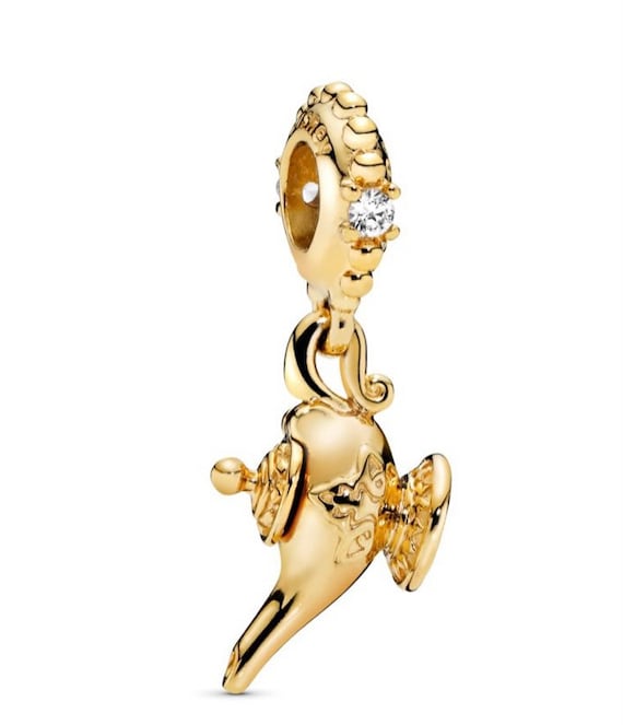 Pandora Disney Magic Lamp Dangle Charm CZ NEW Retired - Etsy
