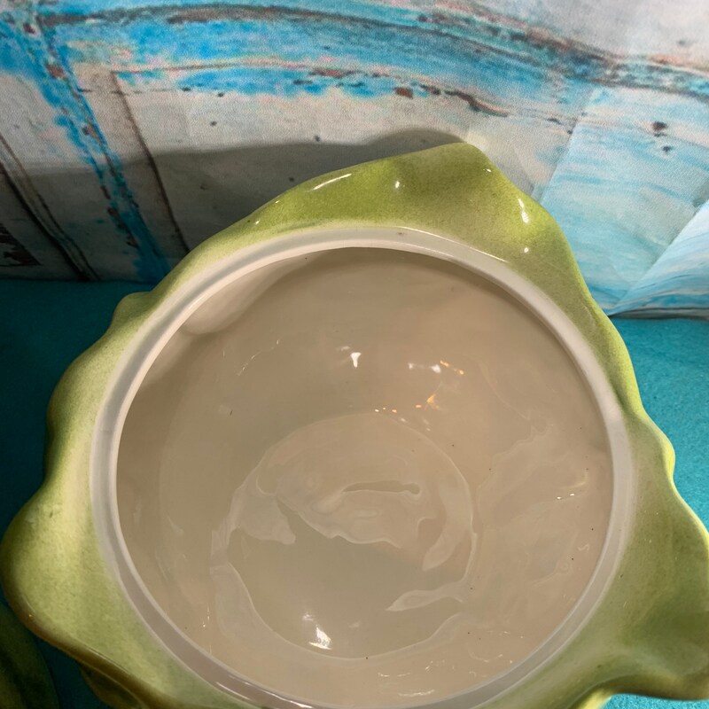 Ceramic Lettuce Bowl - Etsy