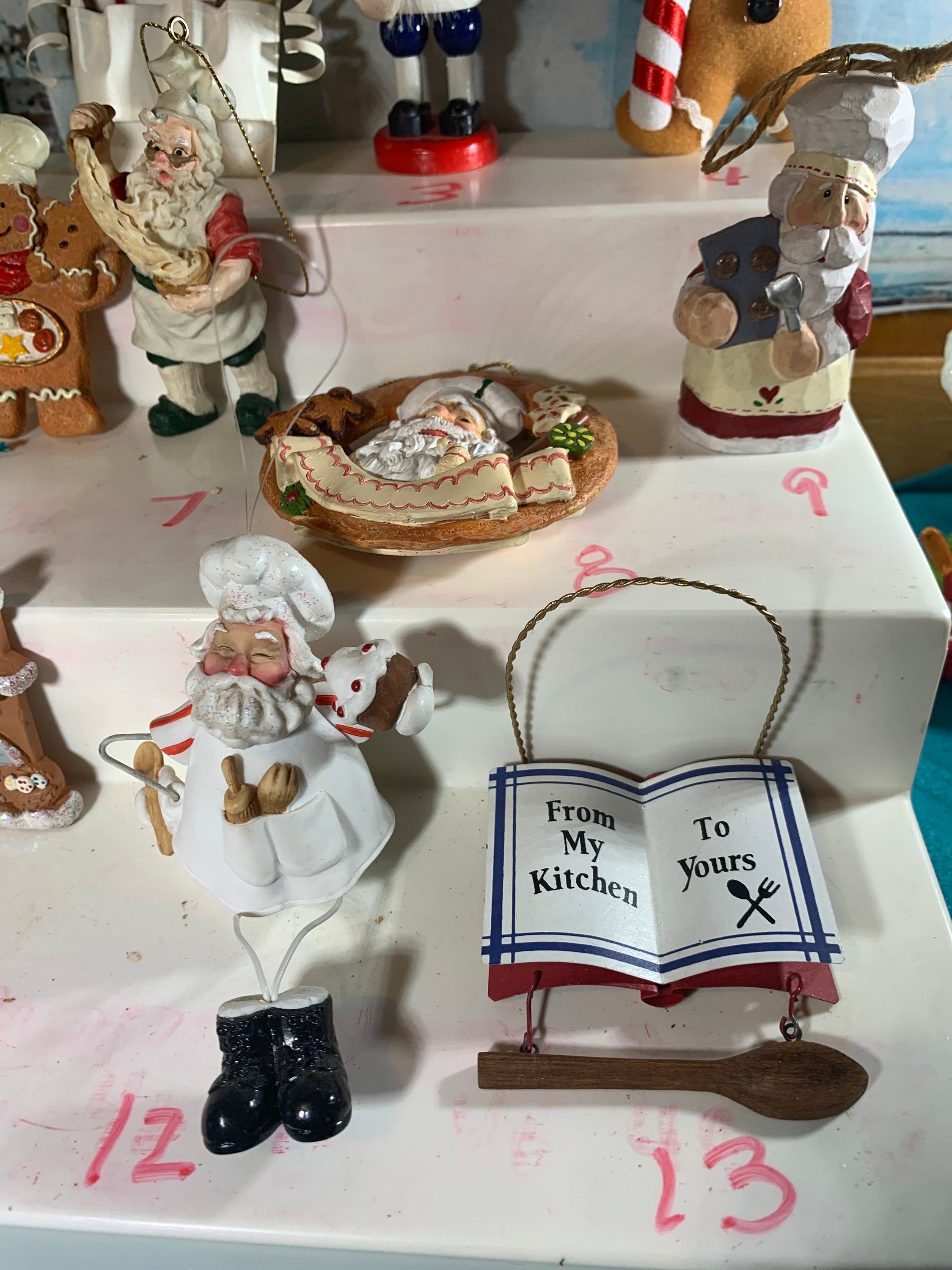 Rare Chef and Baker Themed Vintage Christmas Ornaments Dept - Etsy