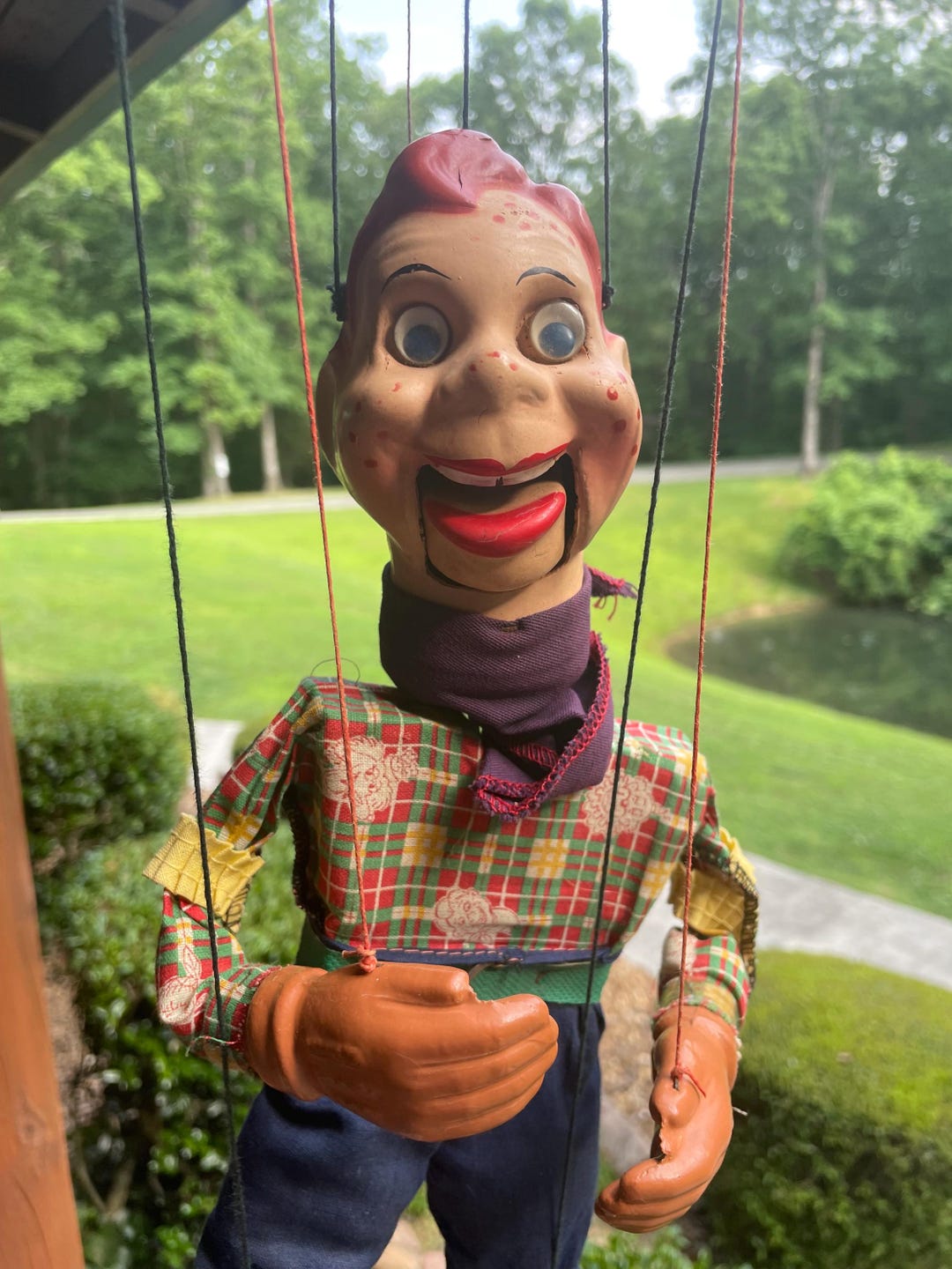HOWDY DOODY Toy Marionette. 1952 Peter Puppet Playthings. Made in USA ...