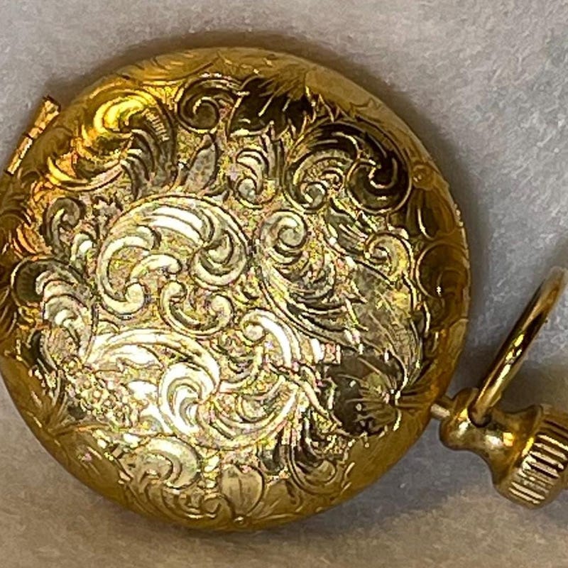 Pocket Watch Compact - Etsy