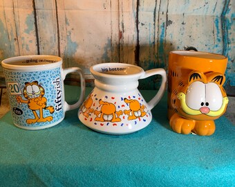 Ceramic Garfield - Etsy