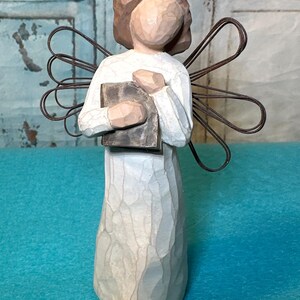 Willow Tree Angel of Learning Figurine and Ornament in Blonde Figurines ...