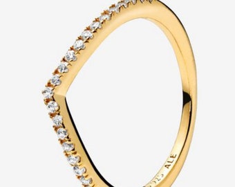 Pandora Wishbone Ring - Etsy