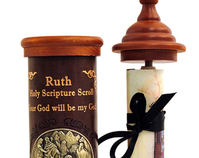 The Ruth Scroll and Decorative Wooden Case: Holy Scripture - Etsy