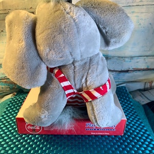 Coca Cola Collectable Plush Elephant Vintage Coca Cola Brand Elephant ...