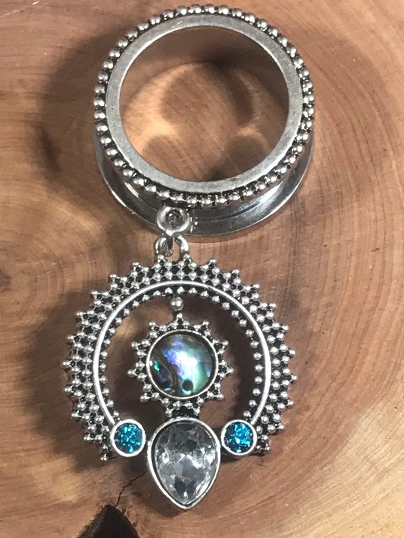 Ear Tunnels Dangle Expansion Earrings Set - Etsy