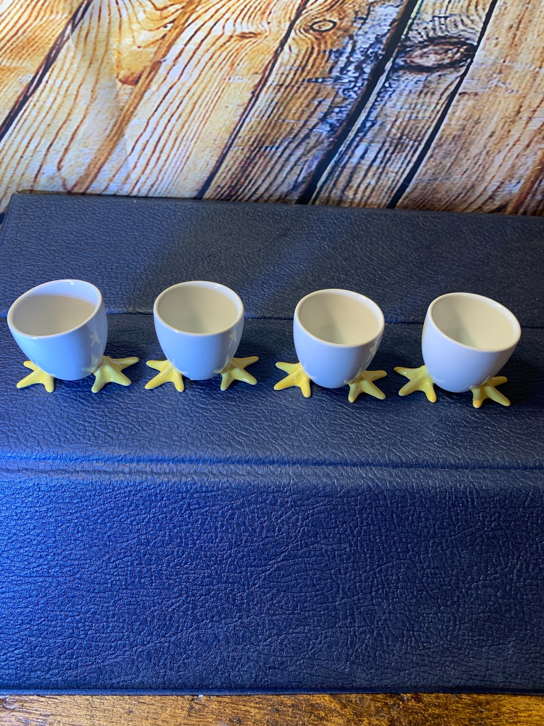 Chicken Feet Egg Cups Set Set of Four Egg Cups Shaped as Chicken Feet ...