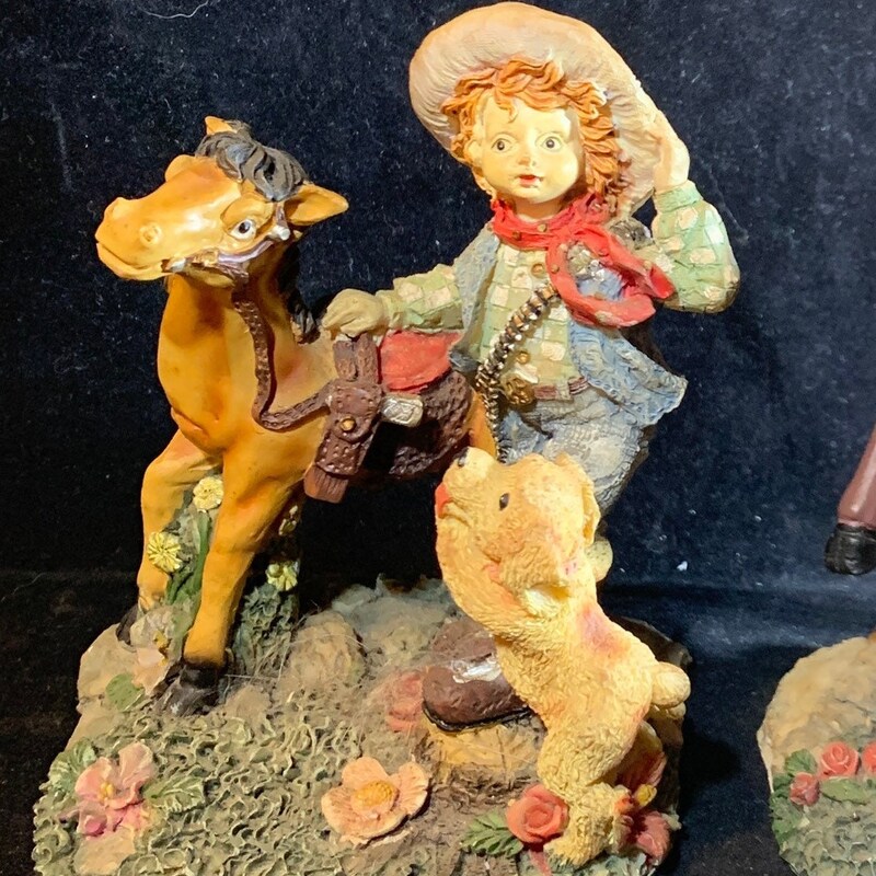 Cowgirl Figurine - Etsy