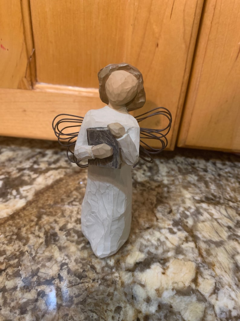 Willow Tree Angel of Learning Figurine and Ornament in Blonde Figurines ...