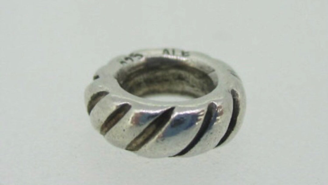 Pandora Retired Spiral Spacer Charm in Sterling Silver - Etsy