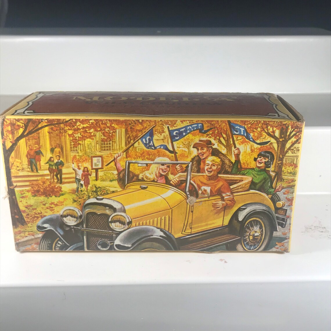 Avon Yellow Model A Car Decanter in Original Box! - Etsy