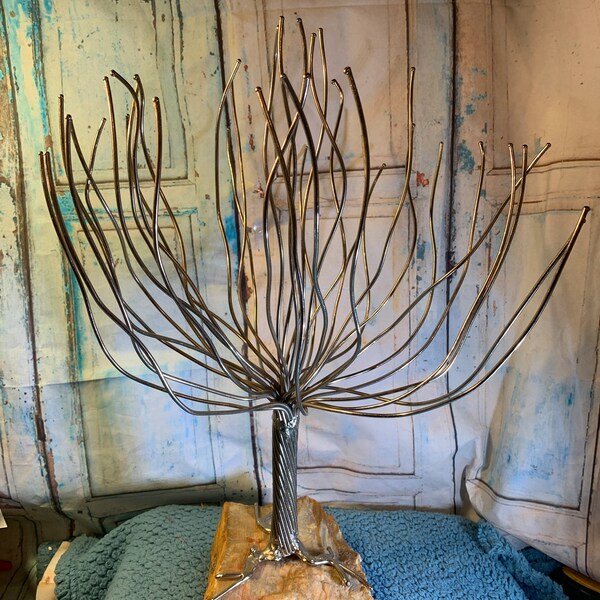Metal Tree Sculpture - Etsy