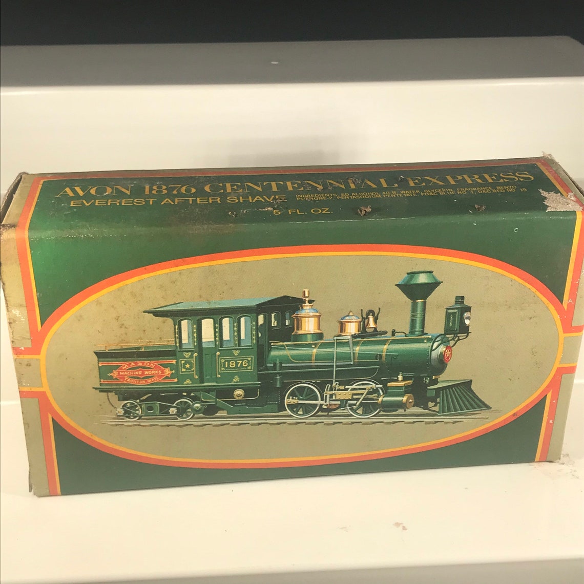 Avon 1876 Centennial Express Train Decanter in Original Box | Etsy