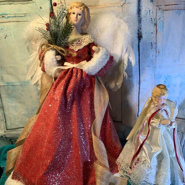 Vintage Angel Tree Topper - Etsy