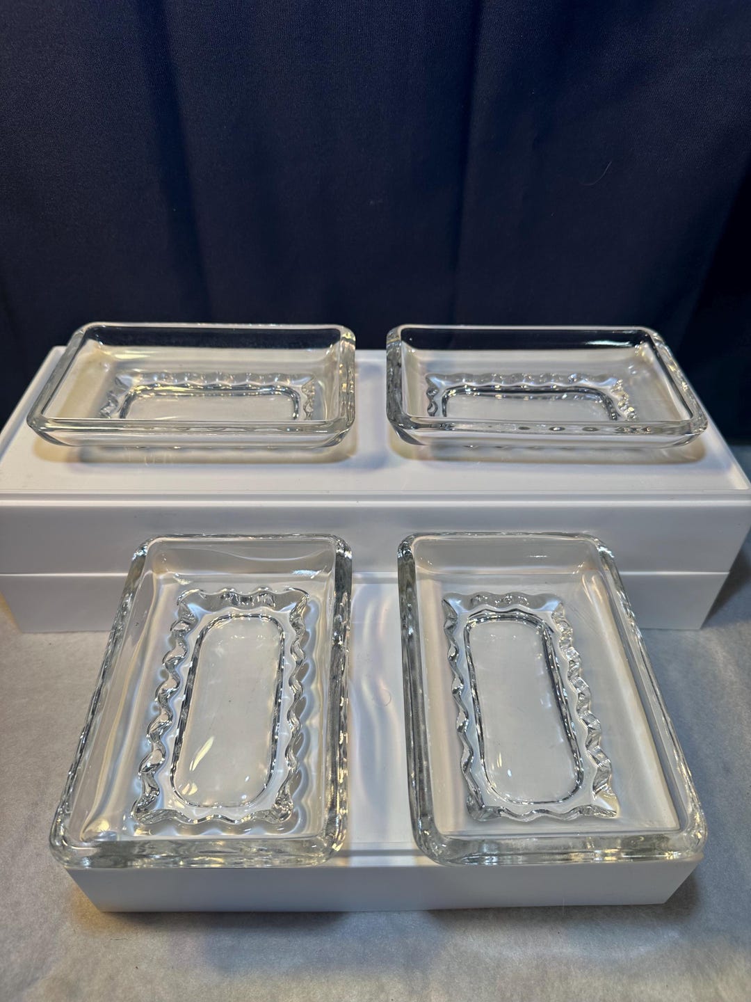 Rectangle Glass Dishes, Sauces Dishes, Dip Dishes, Clear Glass ...