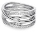 Pandora Sparkling & Polished Lines Ring NEW in Sterling Silver With ...