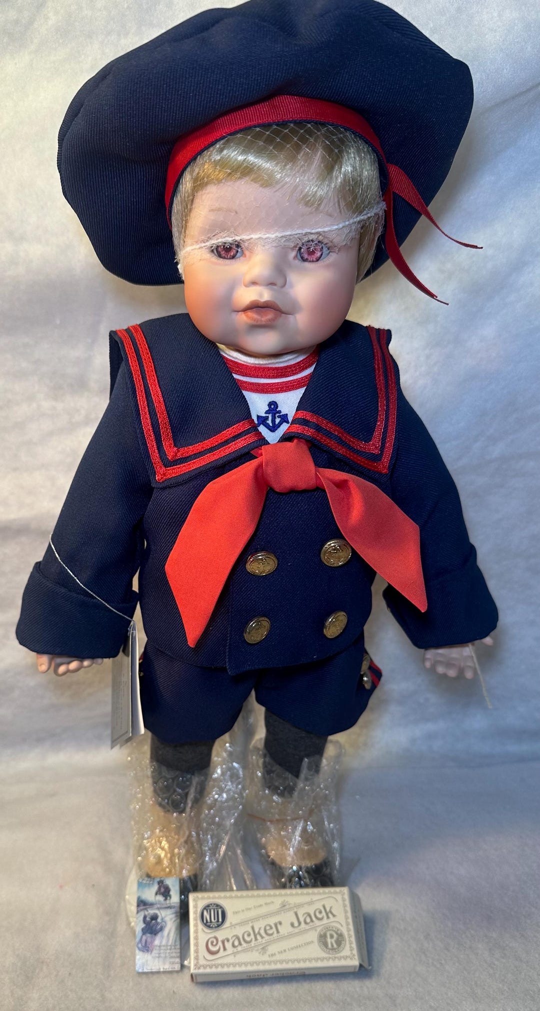 Cracker Jack Porcelain Doll: Elke Hutchens Danbury Mint Collectible ...