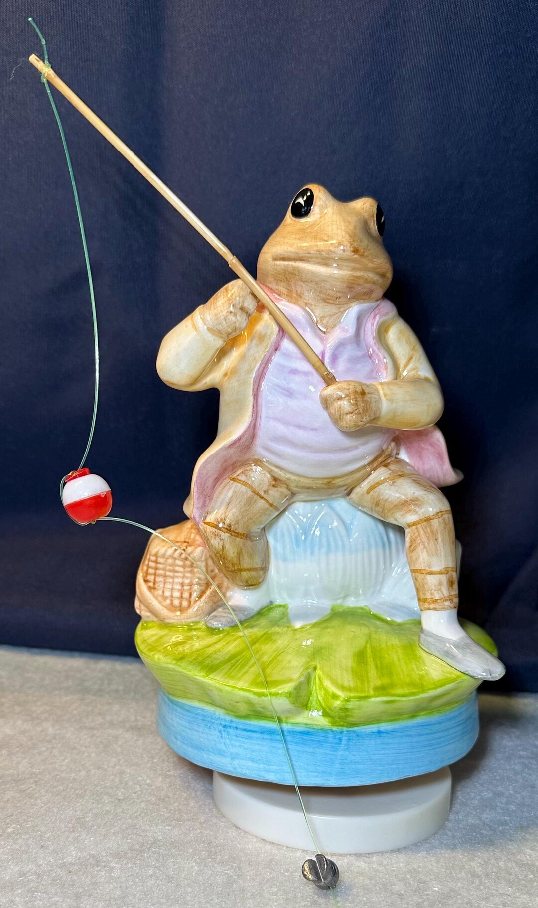 Music Box, Vintage Beatrix Potter/schmid Musical Mr. Jeremy Fisher Frog ...