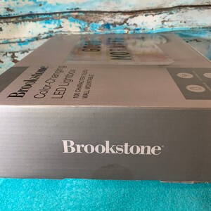 Brookstone Color Changing LED Lightbox Vintage NEW in Original Box in ...