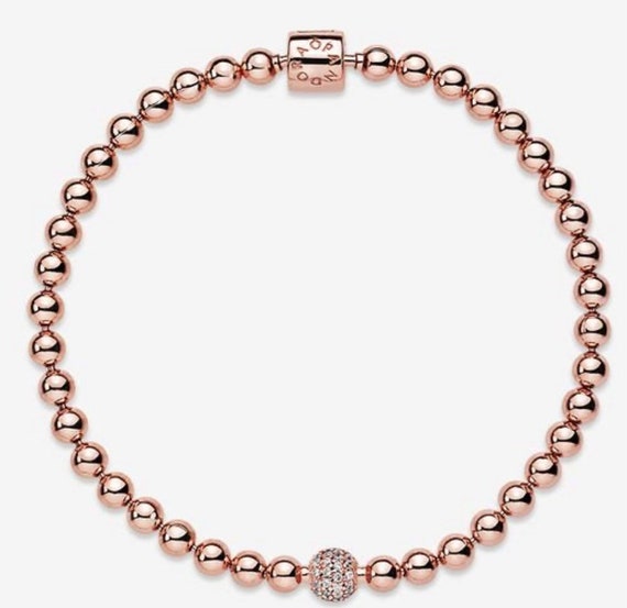 Pandora rose gold pave bracelet store