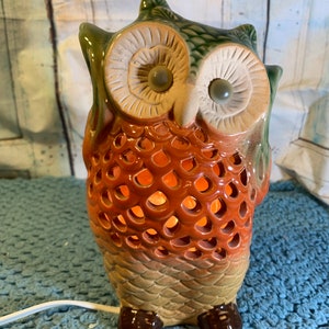 Owl Accent Lamps Your Choice Adorable Lamp Bedside Lamp Nursery Lamp ...