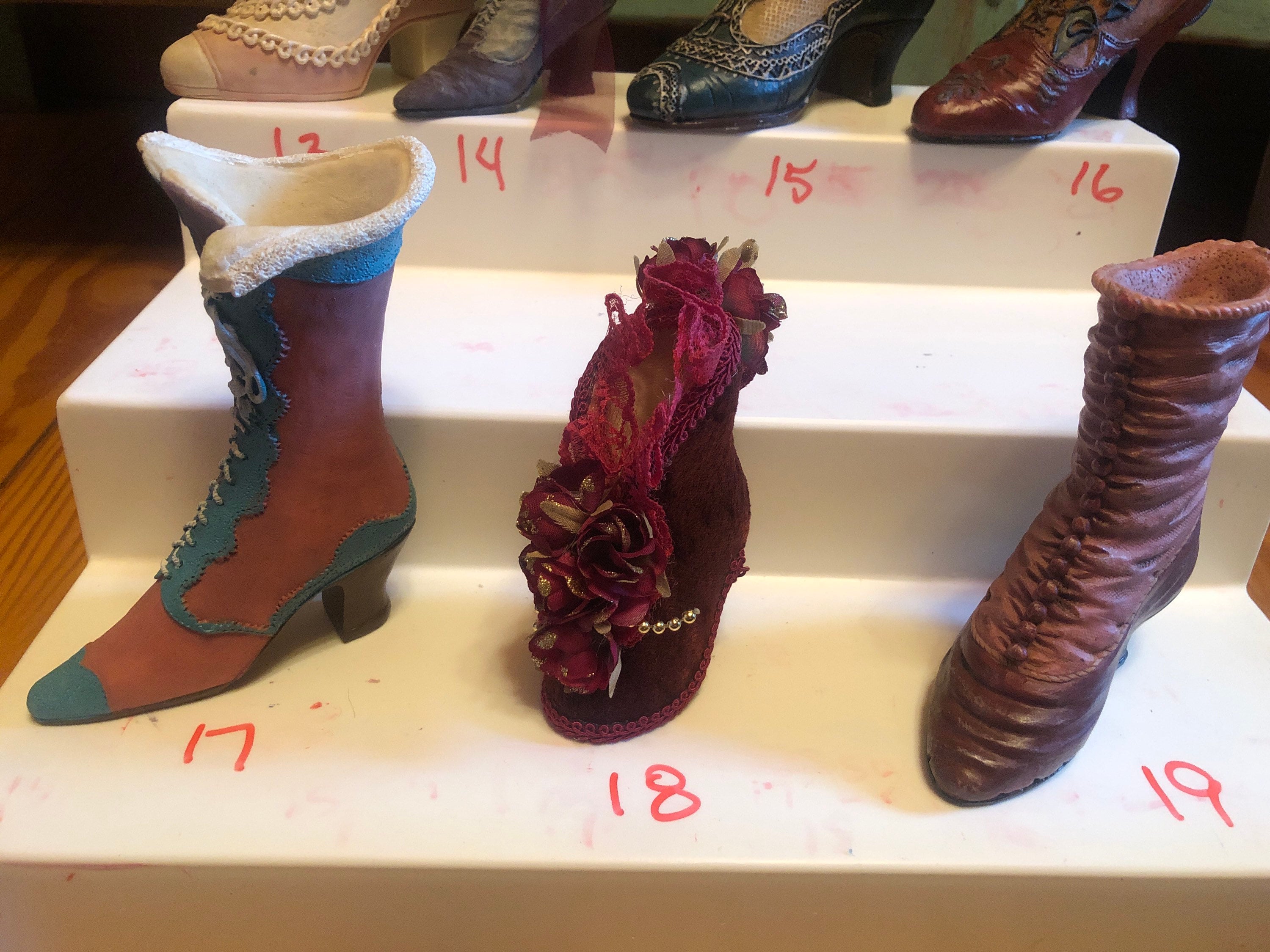 Miniature Boots Collectibles Vintage Miniature Shoes Your - Etsy