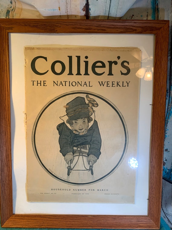 Antique Colliers National Weekly Tabloid Magazine Paper Dated - Etsy