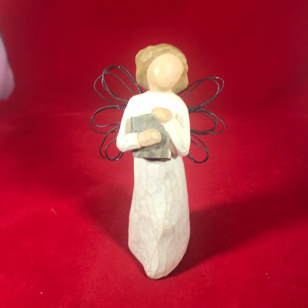 Willow Tree Angel of Learning Figurine and Ornament in Blonde Figurines ...