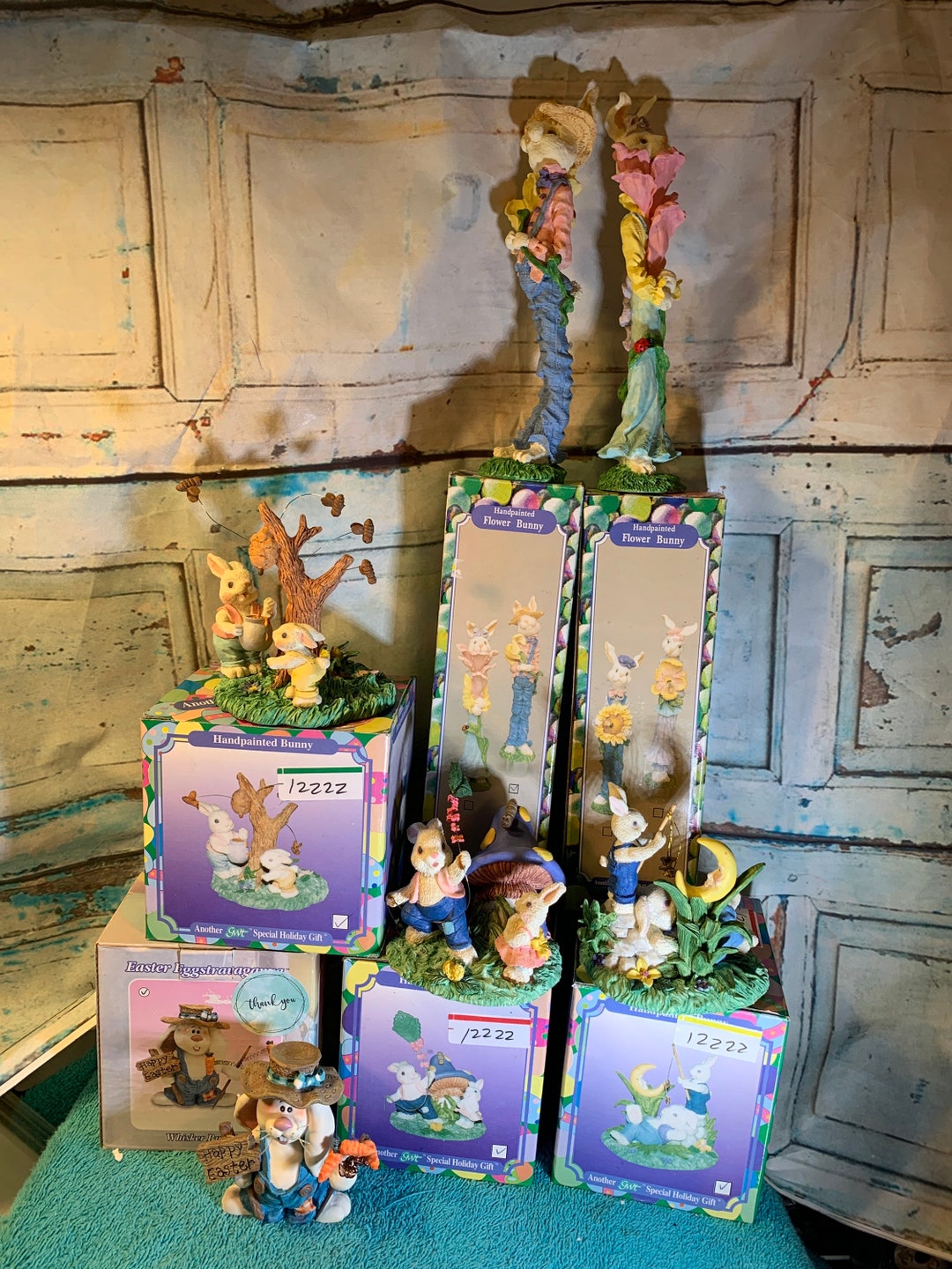 Adorable Vintage Easter Figurines NEW in Original Boxes!!! Easter ...