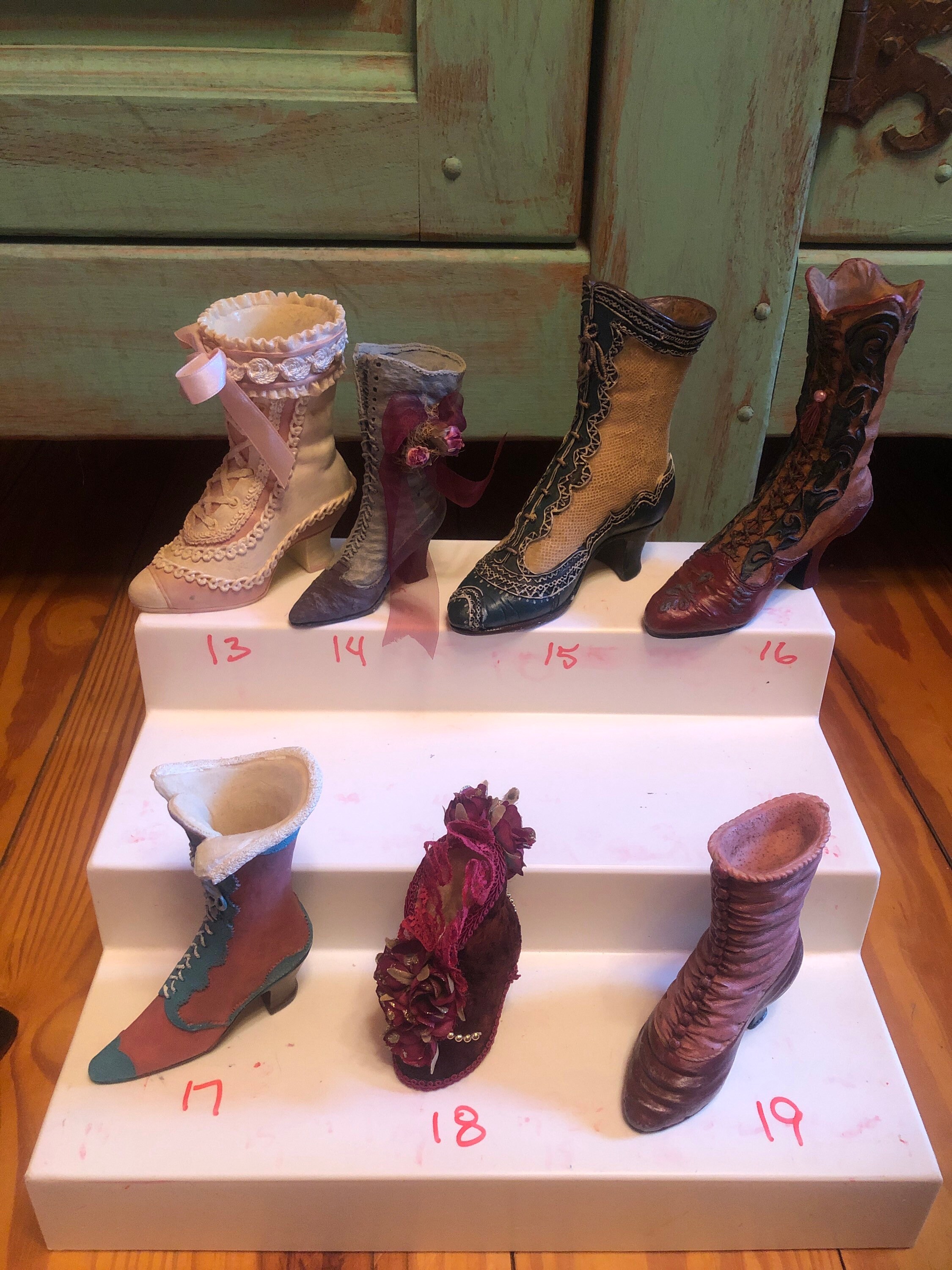 Miniature Boots Collectibles Vintage Miniature Shoes Your - Etsy