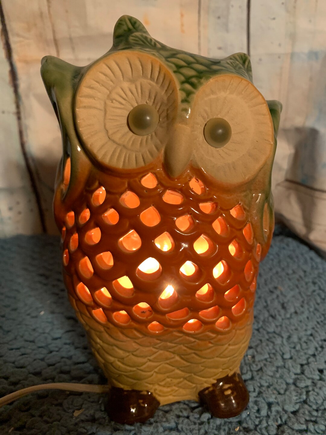 Owl Accent Lamps Your Choice Adorable Lamp Bedside Lamp Nursery Lamp ...