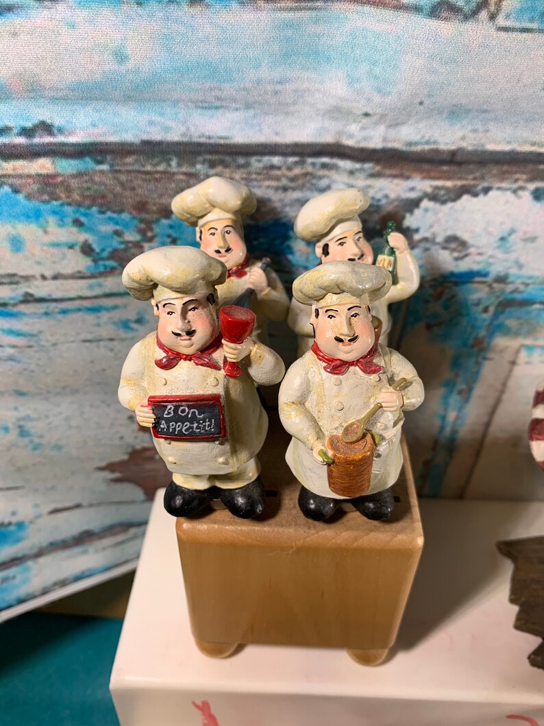 Rare Chef and Baker Themed Vintage Christmas Decorations | Etsy