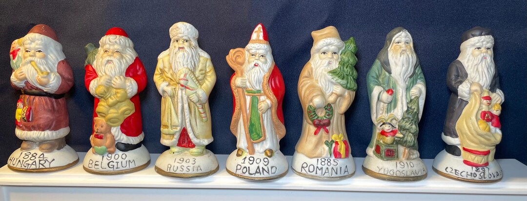Santas Around the World Sets Czech, Russia, Poland, Romania, Yugoslavia ...